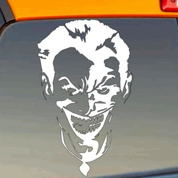 Batman | Accessories | Batmans The Joker Vinyl Decal 6 In Design | Poshmark